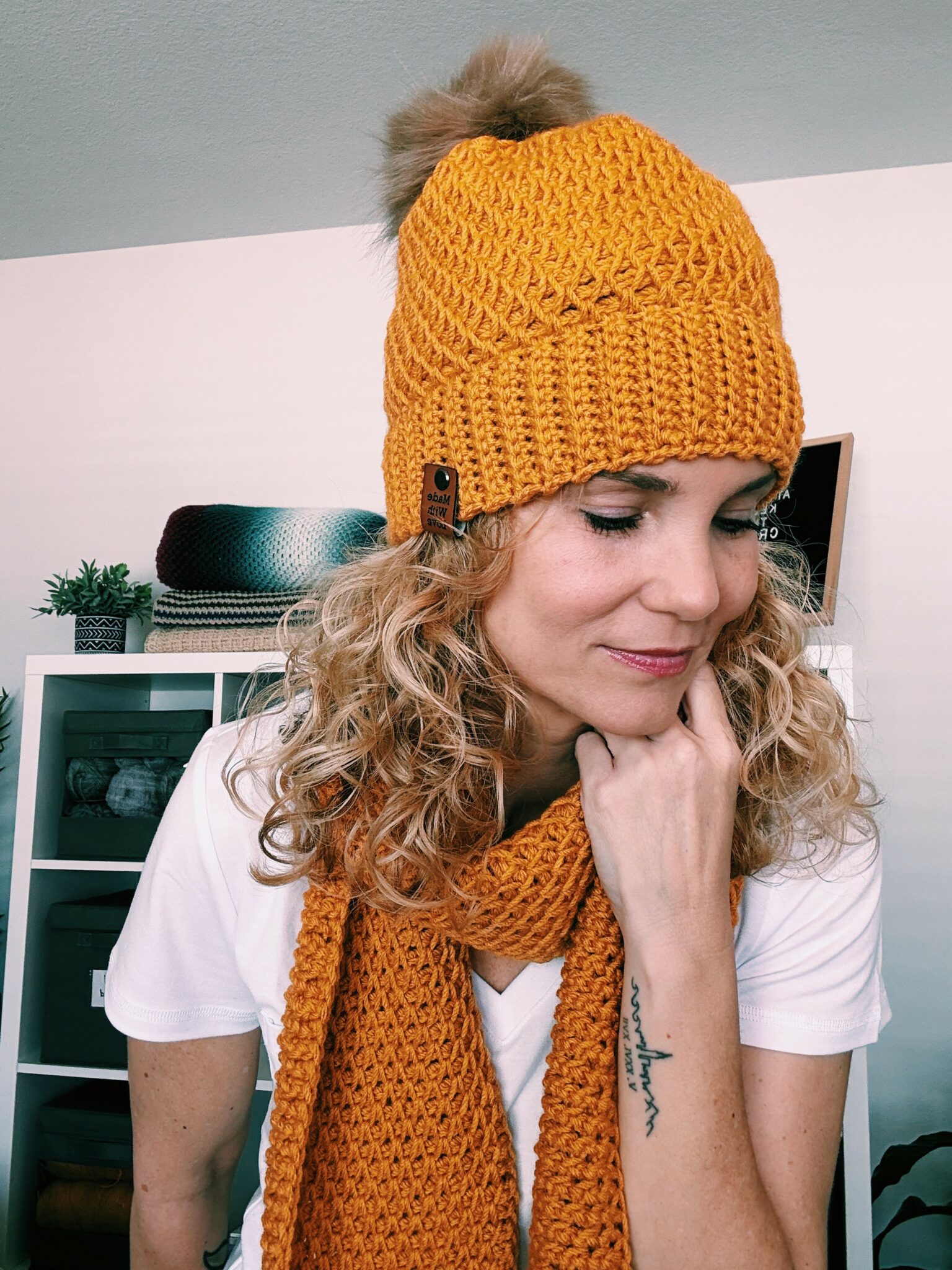 A Cozy, Textured Tunisian Crochet Beanie Pattern - I Can Crochet That