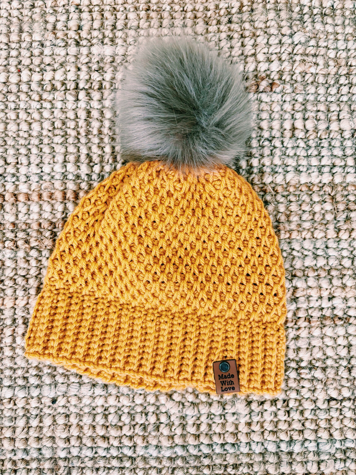 A Cozy, Textured Tunisian Crochet Beanie Pattern - I Can Crochet That