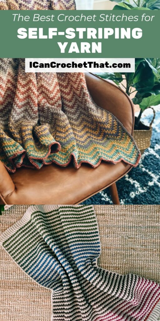 The Best Crochet Stitches for Self-Striping Yarn
