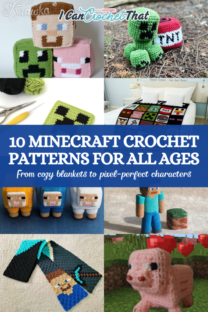Love Minecraft and Crochet? You're Going to Love These Patterns! - I Can Crochet That