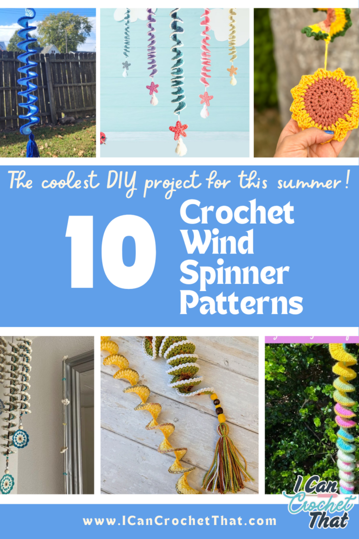 10 Crochet Wind Spinner Ideas Full of Charm, Color & Movement - I Can ...