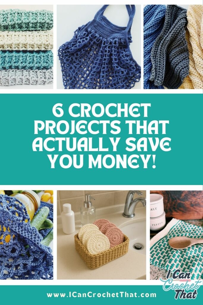 15 Useful Crochet Patterns That Use Scrubby Yarn - I Can Crochet That
